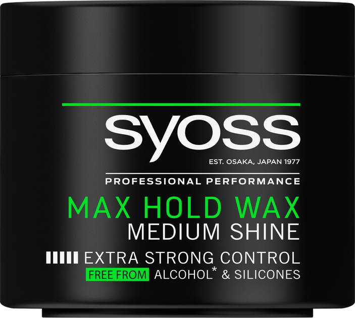 Воск для укладки волос Syoss Max Hold для гладких, блестящих волос ...