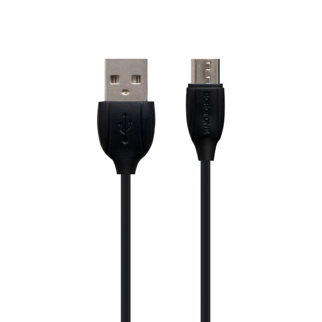 Кабель USB Borofone BX19 Benefit USB - microUSB 2.4A Max 1m Черный ...