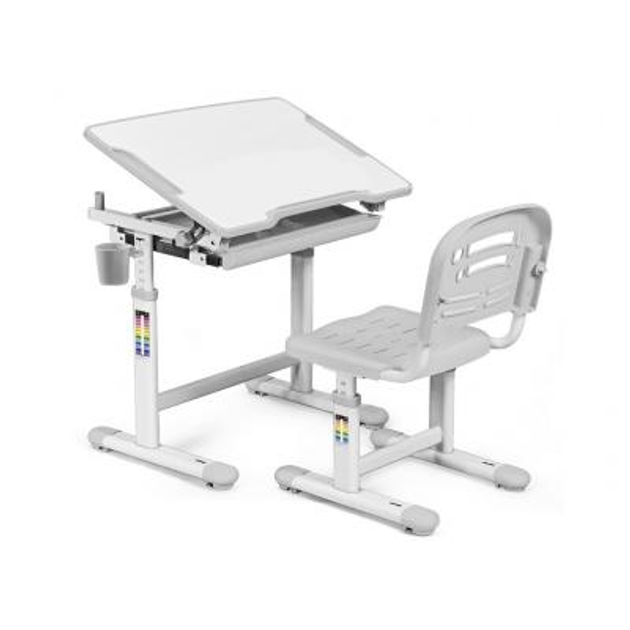 Парта со стулом Evo-kids Evo-06 Grey – фото, отзывы, характеристики в ...