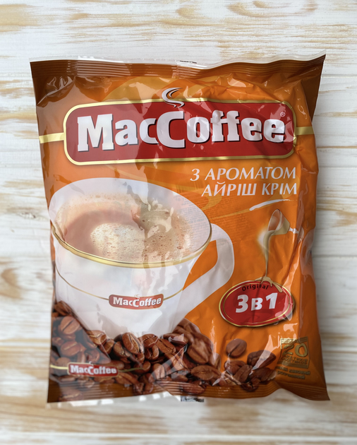 Купить MacCoffee 3в1 з ароматом ірландського крему 20 шт (555 ...