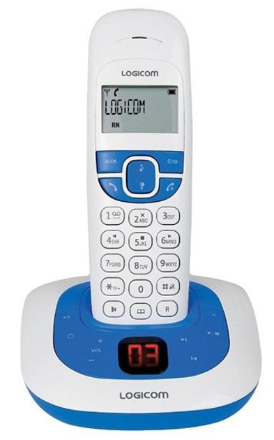 Стационарный беспроводной телефон Logicom Nova 550 Синий (Nova 550 ...