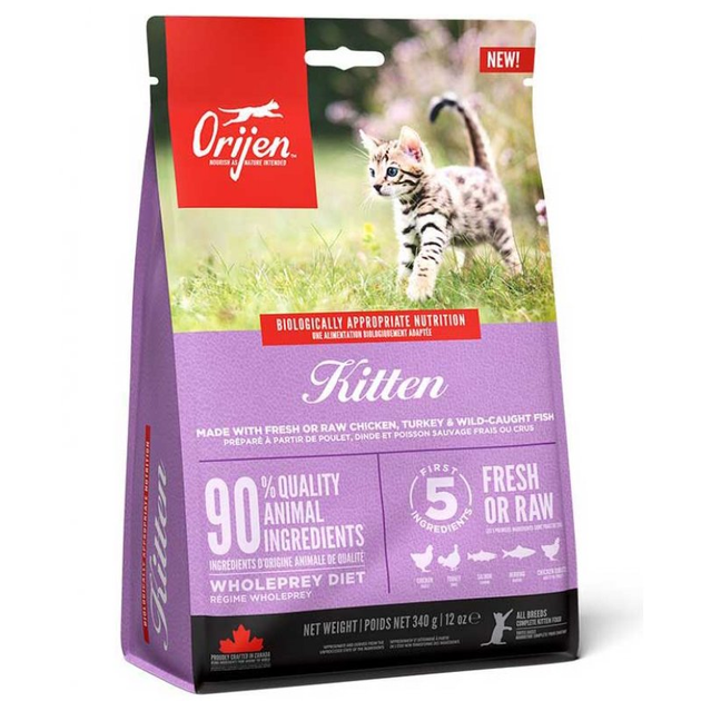 Корм беззерновой ORIJEN KITTEN для котят всех пород 340г от продавца ...