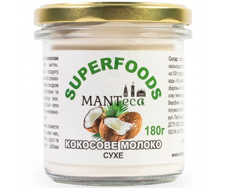 Сухое молоко Кокосовое MANTeca 180 г 804 – купить в Украине | ROZETKA ...
