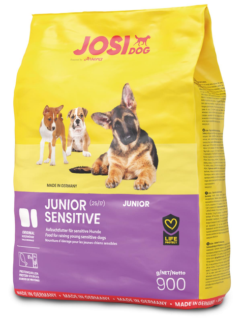 Сухой корм для щенков JosiDog Junior Sensitive с мясом домашней птицы ...