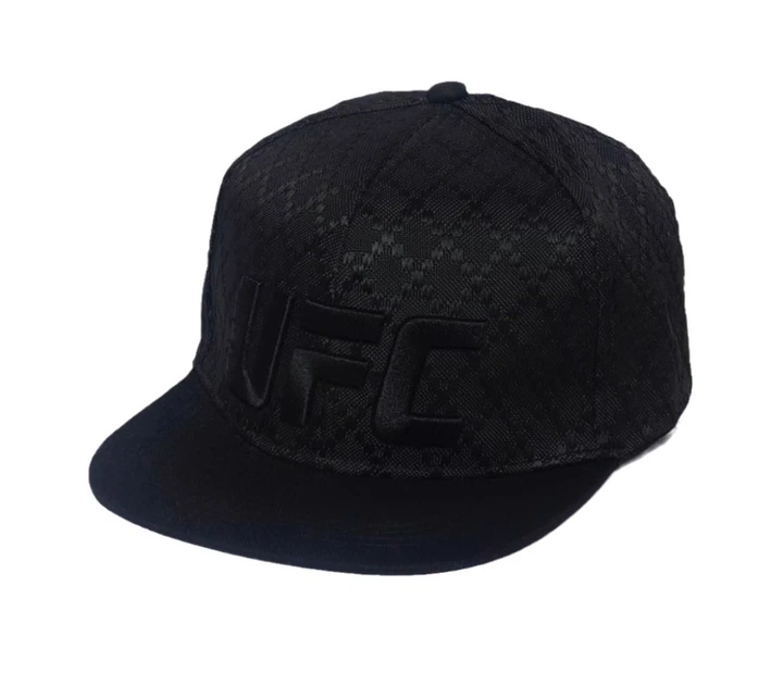 Кепка Снепбек UFC з прямим козирком Чорна, Унісекс WUKE One size ...