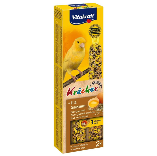 Корм для канареек Vitakraft Крекер для канареек яичный 2 шт ...