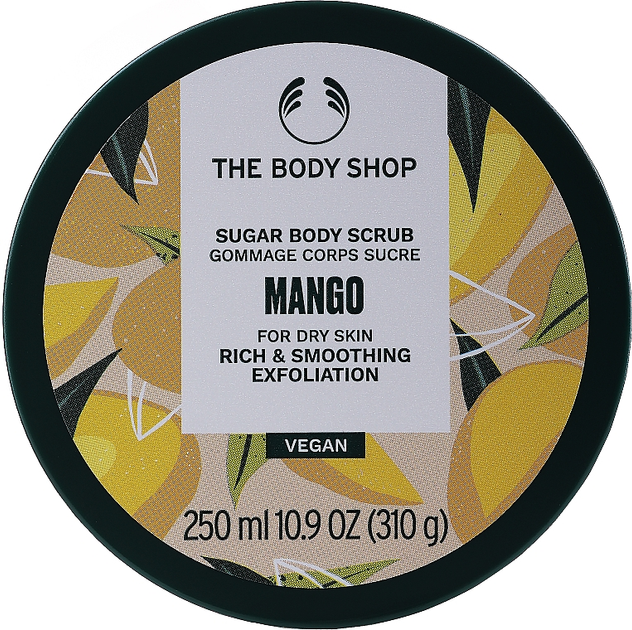 Скраб для тела с манго - The Body Shop Mango Sugar Body Scrub Vegan ...