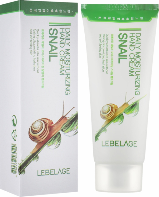 Крем для рук с муцином улитки - Lebelage Daily Moisturizing Snail Hand ...
