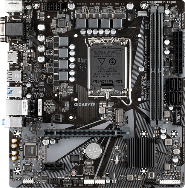 Материнская плата Gigabyte H610M H DDR4 (s1700, Intel H610, PCI-Ex16 ...