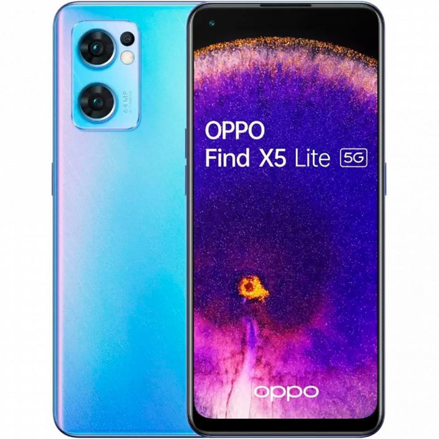 Смартфон Oppo Find X5 Lite 8/256GB Blue – низкие цены, кредит, оплата ...
