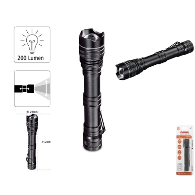 Фонарь Hama Professional 2 LED Torch L200 Black (00136671) – фото ...