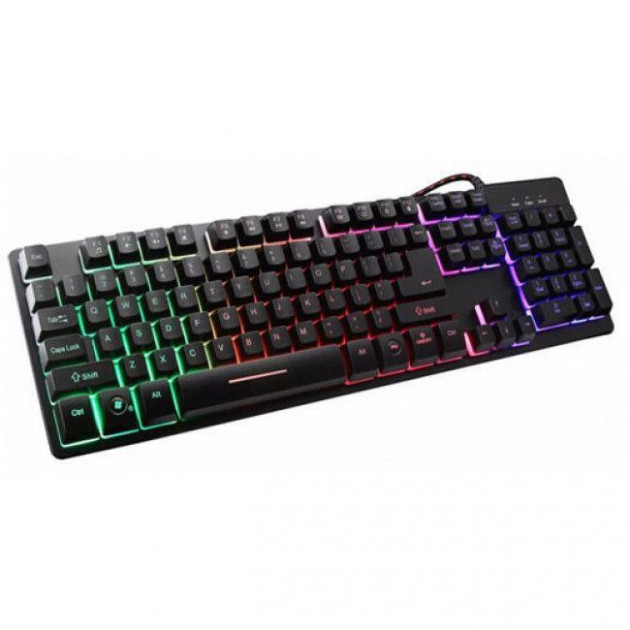 USB проводная компьютерная клавиатура Ukc ZYG 800 с Rgb led подсветкой ...