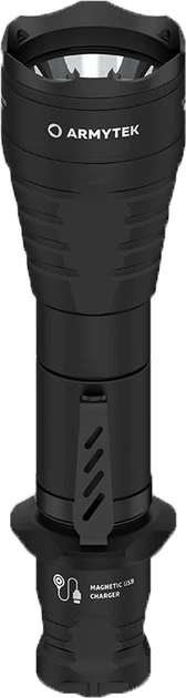 Фонарик аккумуляторный Armytek PREDATOR Pro Marnet USB White (F07301C ...