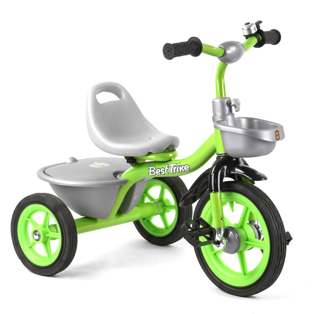 Детский трехколесный велосипед Best Trike BS-3615 с резиновыми колесами ...