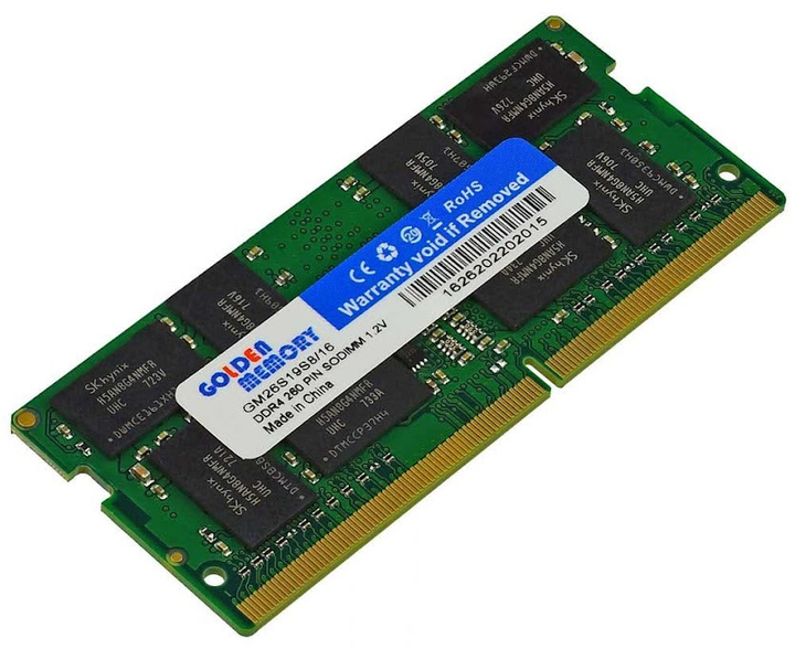 Оперативная память для ноутбука Ddr4 2666 16gb Pc4 21300 Golden Memory