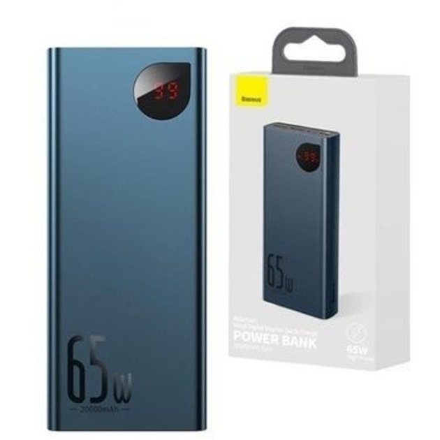 Повер Банк для ноутбука Baseus Adaman Metal 20000 mAh 65W QC3.0 + USB ...