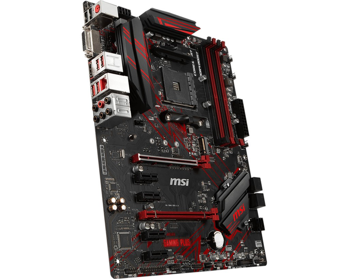 Материнская плата MSI B450 Gaming Plus Socket AM4 (B450 Gaming Plus) Б ...