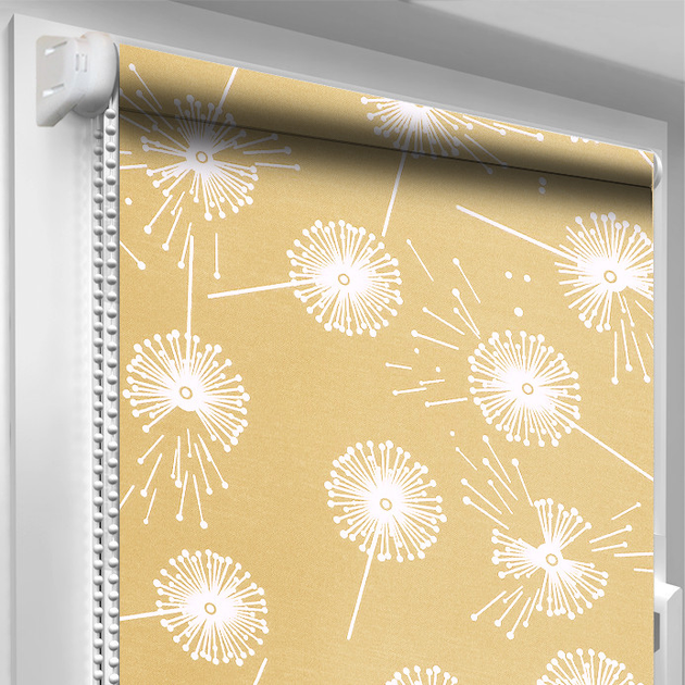 Рулонная штора цветы 5428/9 Decoharm 160x170 см Песочный – фото, отзывы ...
