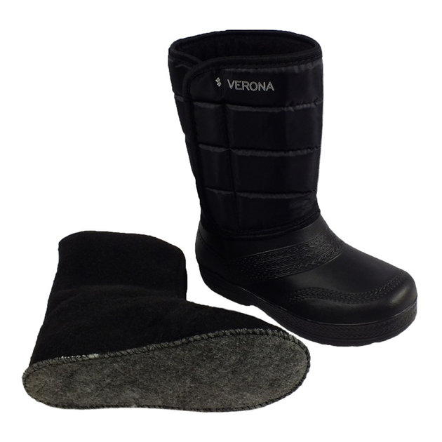 Дутики Verona ДЖ30012 женские зимние черные 38 – Оригинальная обувь ...