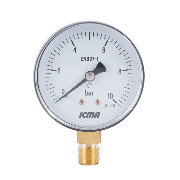 Манометр Icma 1/4" 0-6 бар, нижнее подключение №244 – низкие цены ...