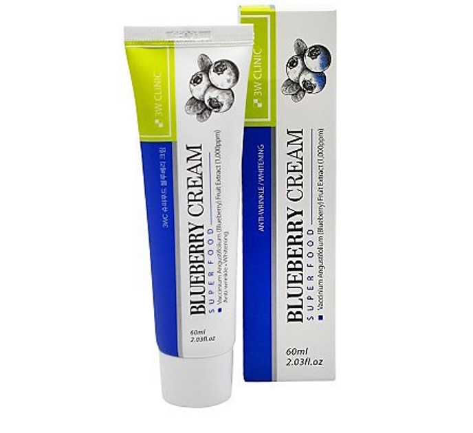 Крем с голубикой 3W Clinic Super Food Blueberry Cream 60 мл – в ...