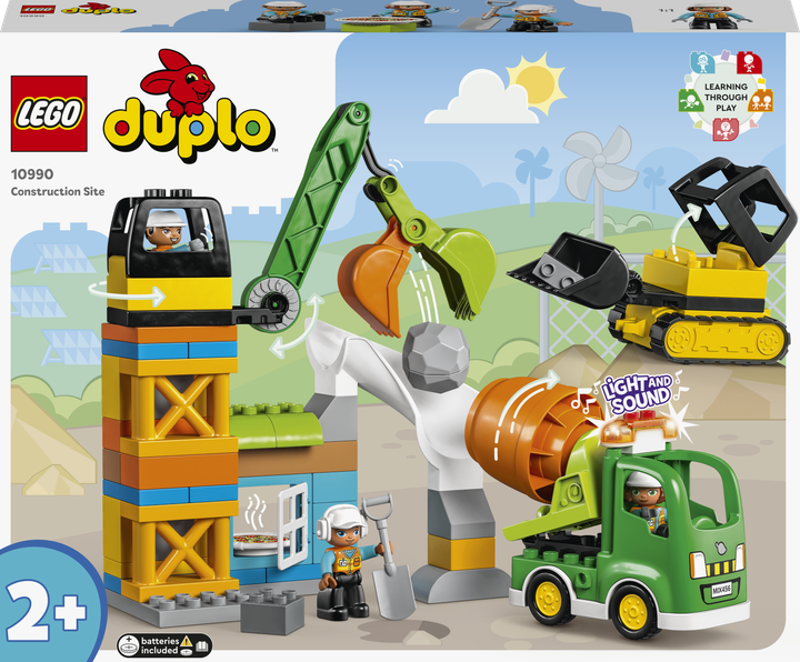 Конструктор LEGO DUPLO Town Строительная площадка 61 деталь (10990 ...