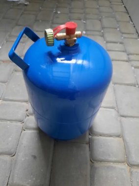 Газовый баллон Nurgaz на 8 литров кемпинговый пропановый с горелкой и ...