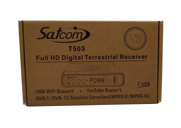 ТВ-ресивер Satcom T503 (You Tube, IPTV) цыфровой эфирный приёмник DVB-T ...