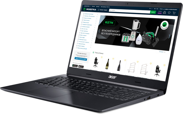 Ноутбук Acer Aspire 5 A515-45G-R38Y (NX.A8BEU.005) Charcoal Black ...