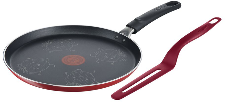 Сковорода для блинов Tefal с лопаткой Fruits клубника 28 см (B4391102 ...