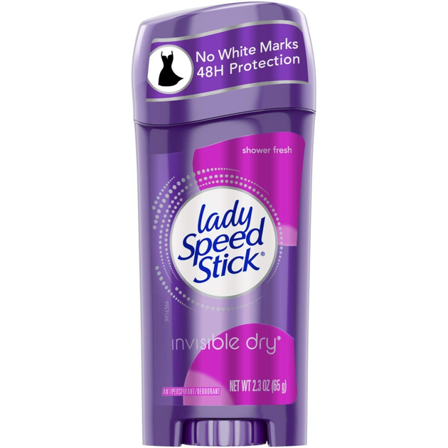 Дезодорант антиперспирант женский Lady Speed Stick Invisible Dry Shower ...