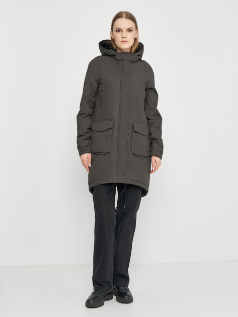 Парка зимняя женская H&M 0535035001 36 Серая (2000000614311) – в ...