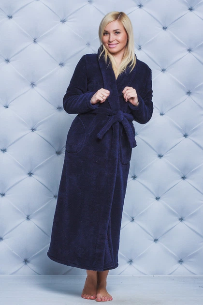 Халат Versal 01810/13 42 Темно-синий от продавца: Saver – в интернет-магазине ROZETKA | Купить в ...