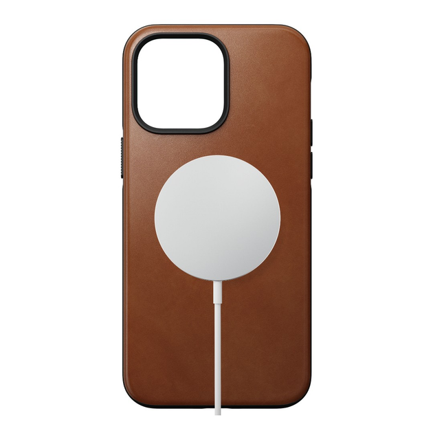 Чохол Nomad Modern Leather MagSafe Case для iPhone 14 Pro Max (English Tan) – фото, відгуки ...