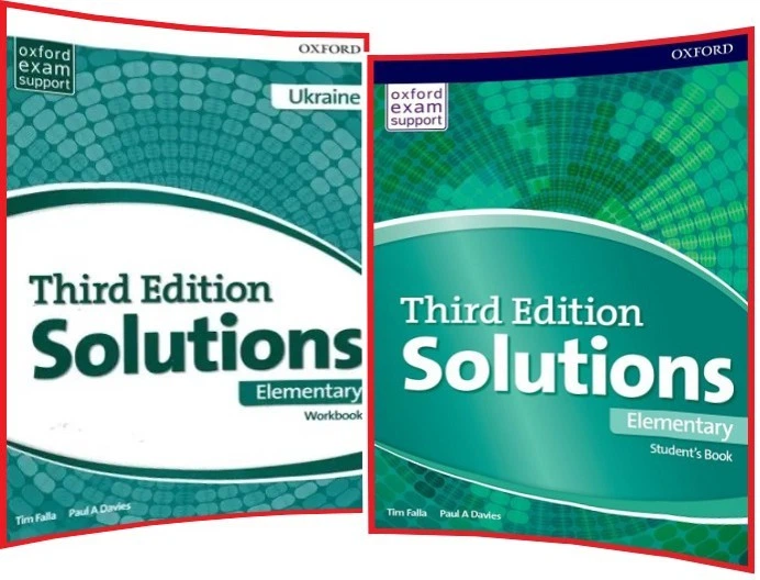 Книга Solutions 3th edition for Ukraine. Student's Book+Workbook ...