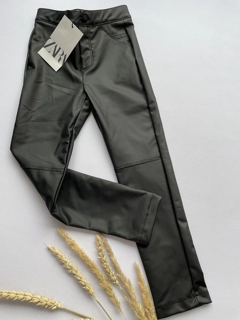 Лосины из эко-кожи ZARA 152 см черный артикул Л480 от продавца: Topotuli – в интернет-магазине ...