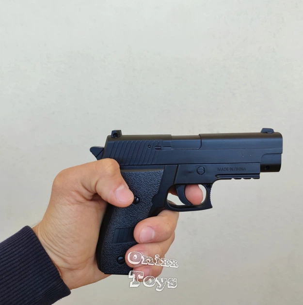 Пістолет металевий дитячий CYMA на пластикових кульках 6мм ZM23 ...