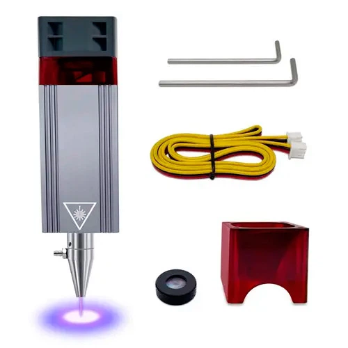 Мощный лазер с подачей воздуха для резки гравировки 80Вт 450нм LT-80W ...