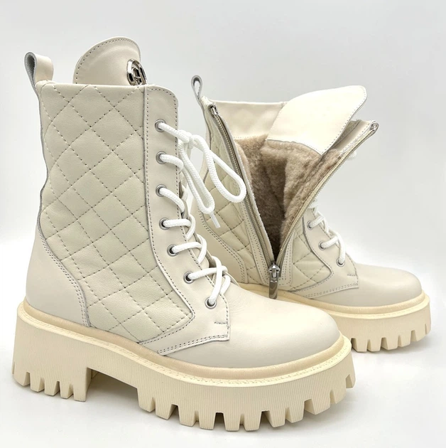 Ботинки женские зимние Mioli 38 24см бежевые 11 от продавца: Mlabel – в ...