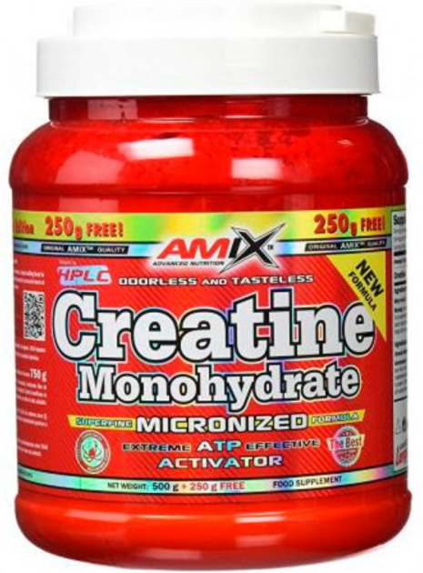 Креатин моногидрат Amix Creatine monohydrate - 500 г+ 250г(free) – фото ...