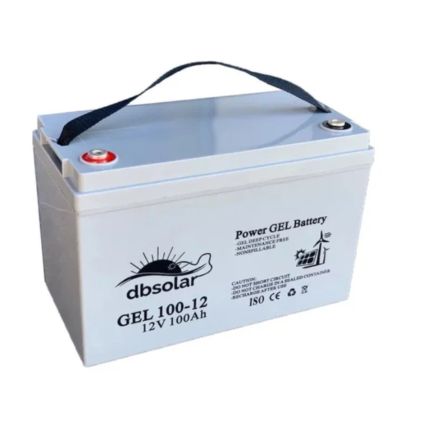 Аккумулятор гелевый Dbsolar GEL 100-12 M8 12v 100Ач (Белый) АКБ – фото ...