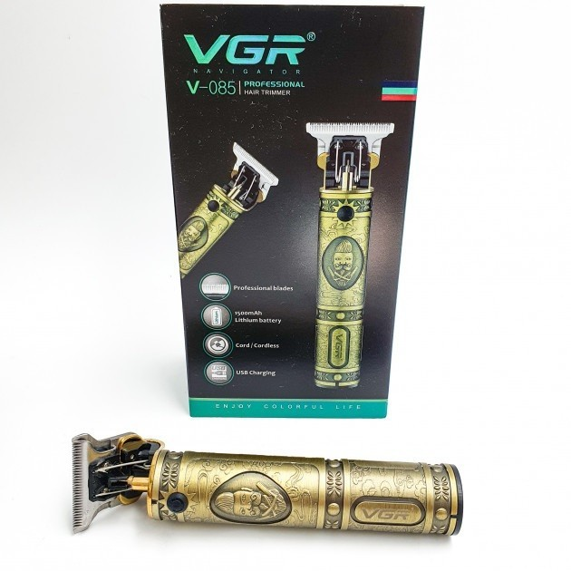 Аккумуляторная машинка триммер для стрижки VGR V-085 для волос/бороды ...