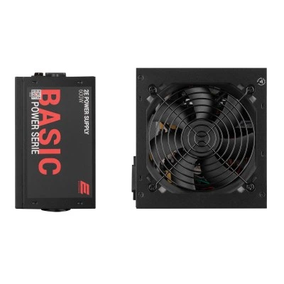 Блок живлення 2E BASIC POWER (600W), 80, 120мм, 1xMB 24pin(20+4), 1xCPU 8pin(4+4), 3xMolex ...