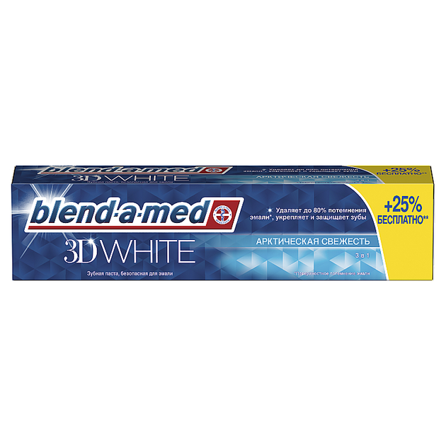Зубная паста "Арктическая свежесть" - Blend-A-Med 3D White Toothpaste ...