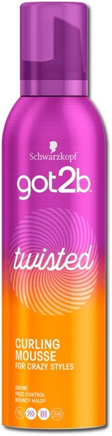 Мусс для волос - Got2b Twisted Double Curling Power Mouse 250ml (467889 ...