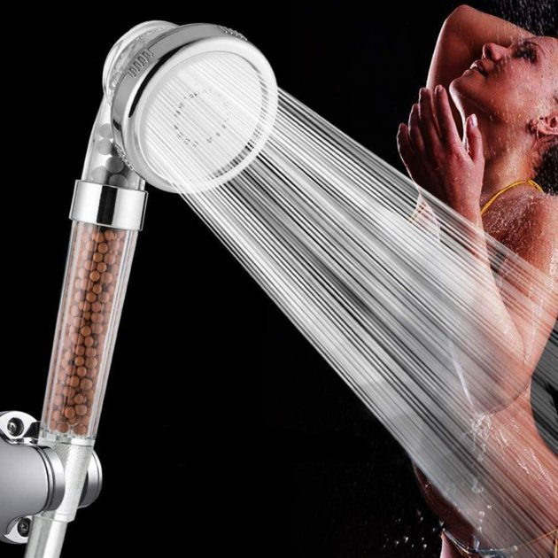 Турмалиновая экономная насадка для душа Spa Energy с фильтром. Насадка ...