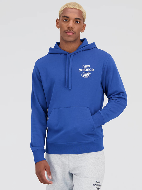 Худи мужское New Balance Essentials Reimagined MT31514ATE XL Синее ...