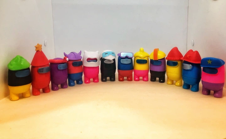 Амонг АС cosmo Набор фигурок 12 шт по компьютерной игре Among Us ...