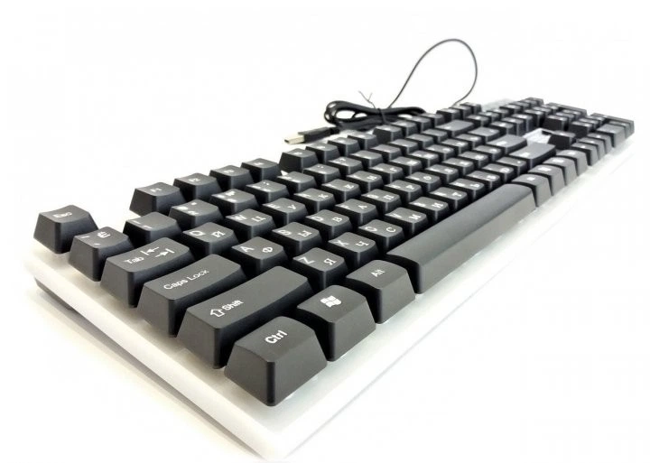 Клавіатура з підсвіткою! USB Desktop Keyboard - Limeide tx30 (2 мови ...