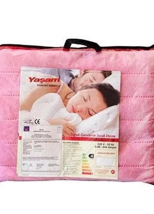Электропростынь полуторная YASAM 120Х160 Полуторная Турция Розовый ...